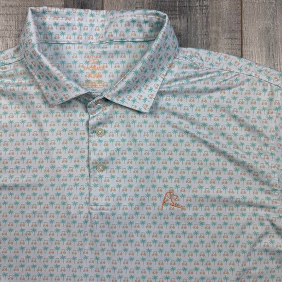 Rhoback | Shirts | Rhoback The Koopa Performance Polo Shirt Mens 2xl ...